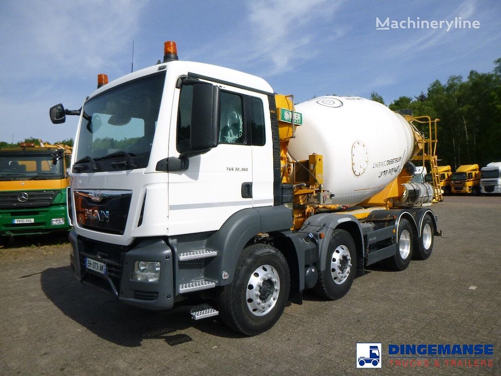 MAN TGS 32.360 8X4 Euro 6 Imer concrete mixer 9 m3 kamion s mešalicom za beton