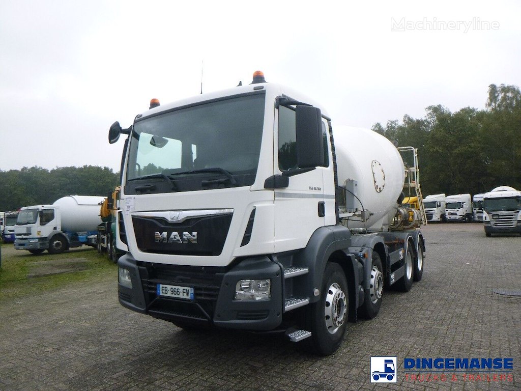 MAN TGS 32.360 8X4 Euro 6 Imer concrete mixer 9 m3 kamion s mešalicom za beton