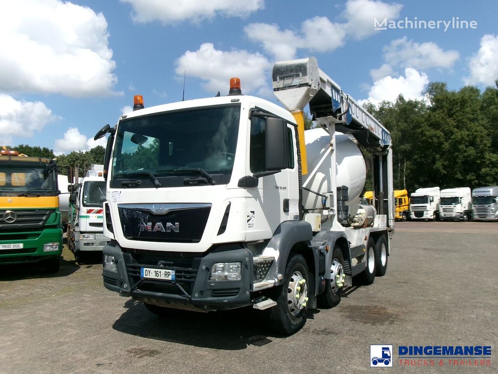 MAN TGS 32.360 8X4 Euro 6 Imer belt mixer 9 m3 kamion s mešalicom za beton