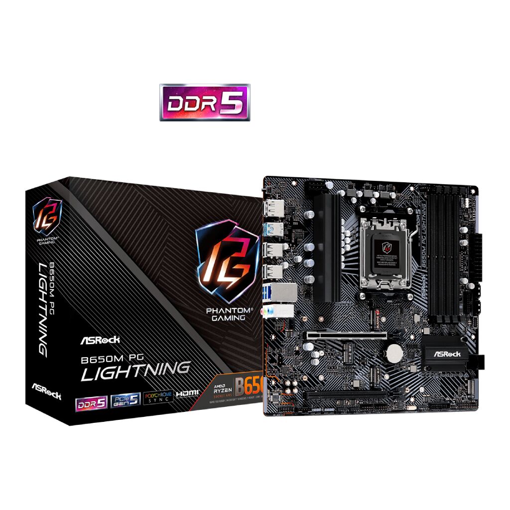 Matična ploča ASROCK B650M PG LIGHTNING/AM5