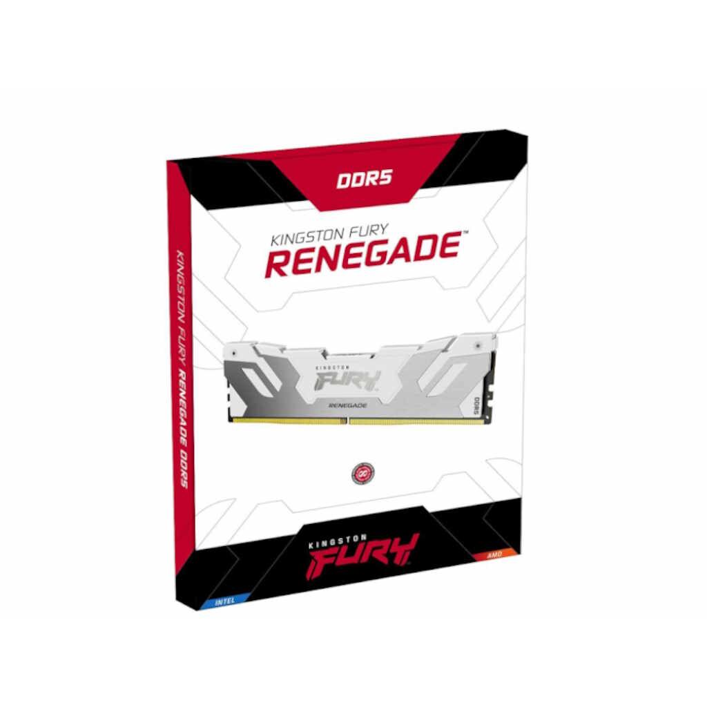 Memorija KINGSTON 32GB/DIMM/DDR5/6000MHz/CL32/FURY Renegade White XMP