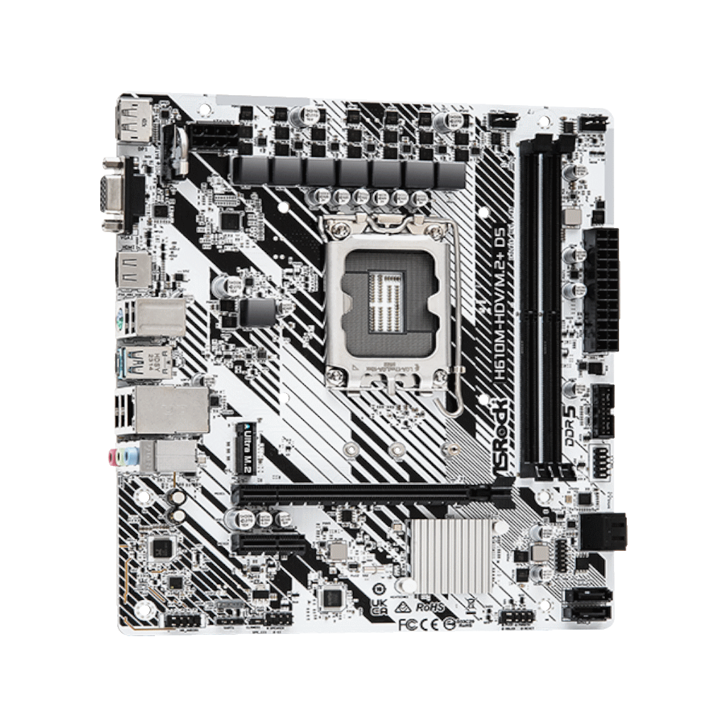 Matična ploča ASROCK H610M-HDV/M.2+ D5/LGA1700