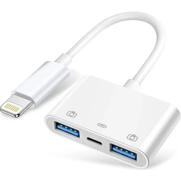 Lighting Čitač kartica 3u1, 2*USB + 1*USB C