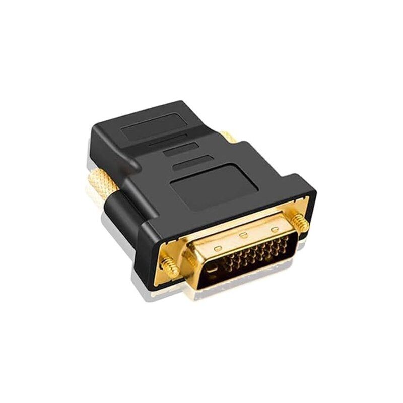 E-GREEN Adapter DVI-I (24+5) Dual Link (M) - HDMI (F) crni