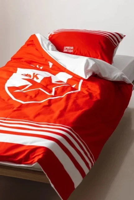 Krevetski set crvena zvezda 140x200-hram ( 801-set )