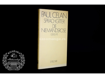 Paul Celan Sprachgitter die niemandsrose