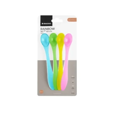 Kikka Boo Set kašičica 4pcs Rainbow ( KKB40164 )