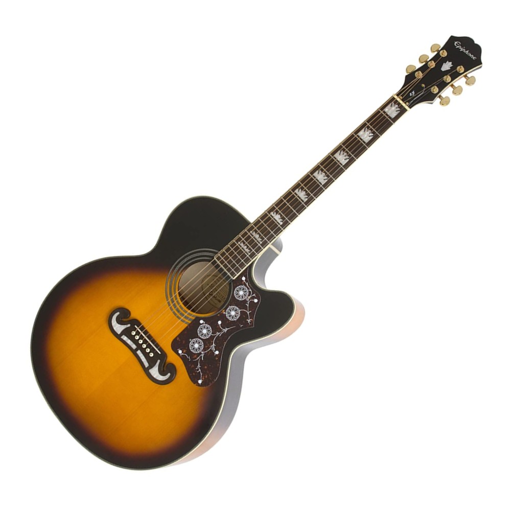 Epiphone J-200 EC Studio VS Vintage Sunburst