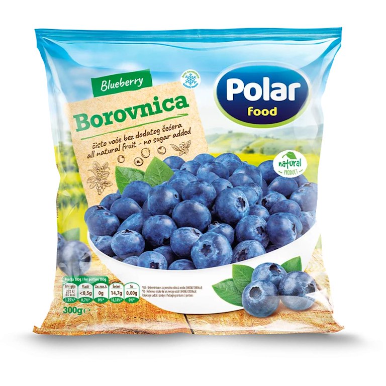 Borovnica smrz 300g polar food