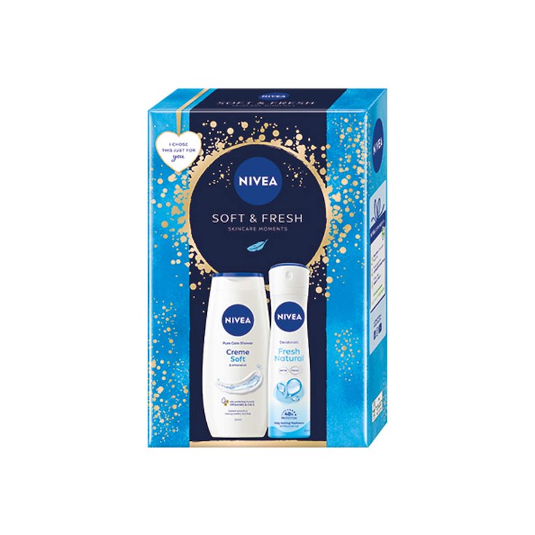 Nivea set ž xmas box soft&fresh 2024 nivea