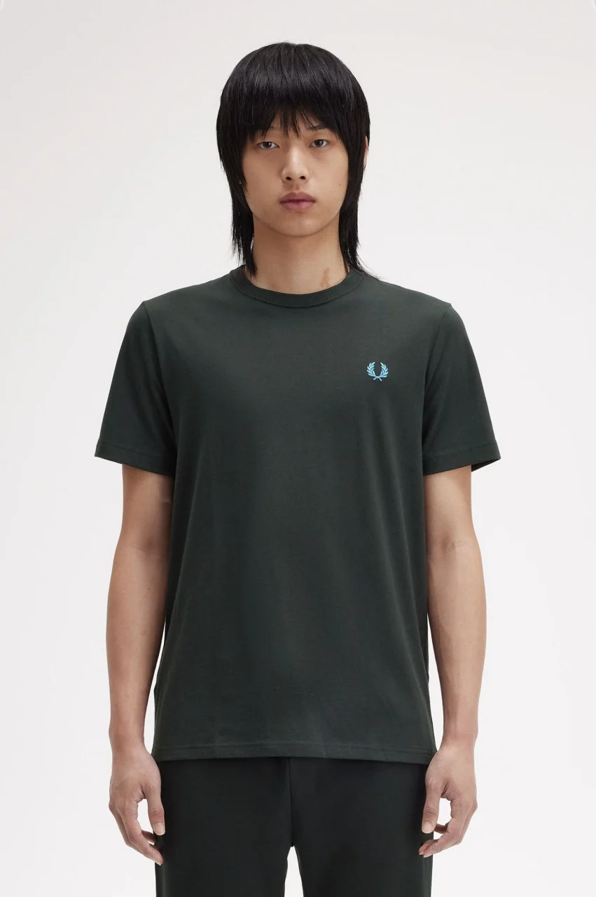 FRED PERRY CREW MAJICA NIGRBO