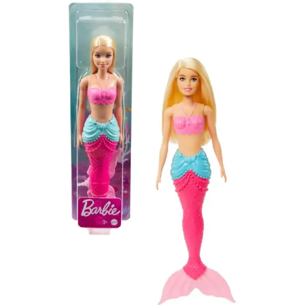 Barbie lutka sirena roze