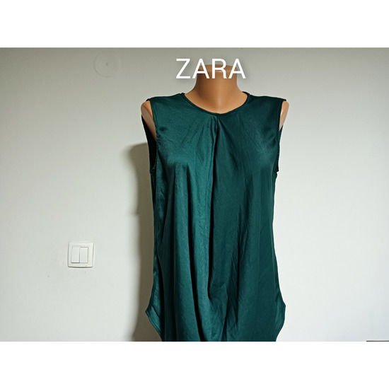 ZARA zelena bluza veličina L