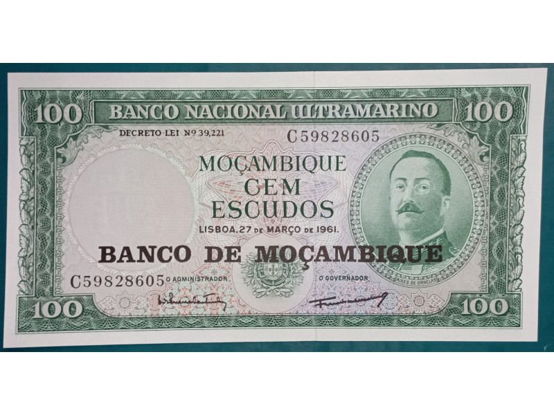 Mozambik - 1000 escudos - 1961