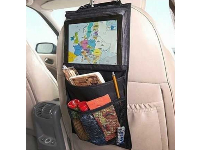 Organizator za tablet i druge sitnice u automobilu