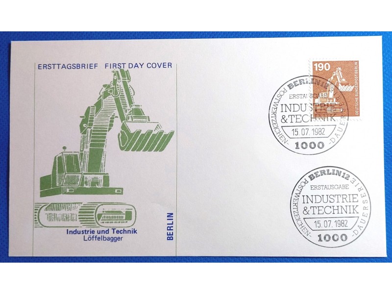 Nemačka BERLIN FDC 1982.