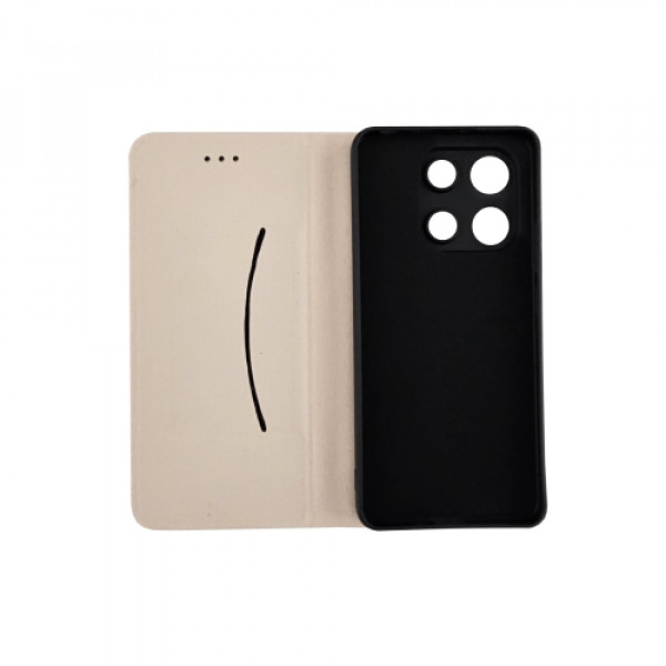 Maska za telefon PREKLOPNA FUTROLA ELEGANT Xiaomi Redmi NOTE 13 4g BEBI ROZE