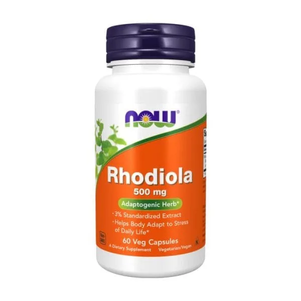 NOW RHODIOLA 60X500MG