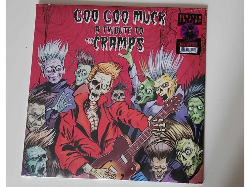 THE CRAMPS COVERS GARAGE HORROR PUNK LP NOVO COLOR