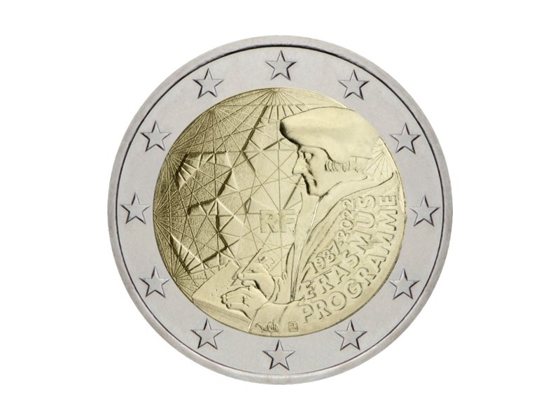 Francuska 2 euro 2022. UNC ERASMUS