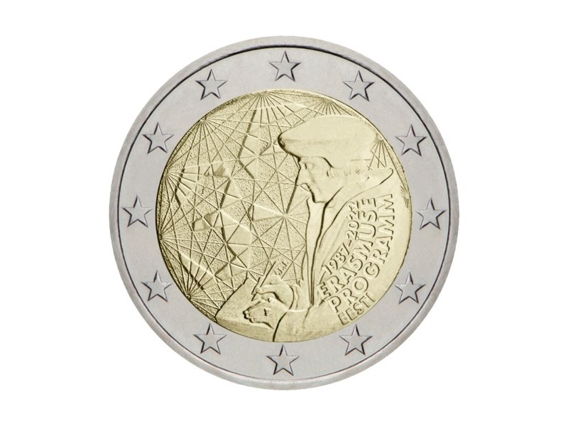 Estonija 2 euro 2022. UNC ERASMUS