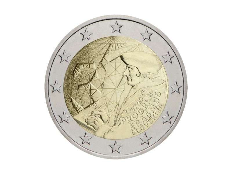 Slovenija 2 euro 2022. UNC ERASMUS