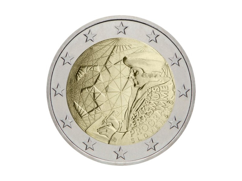 Slovacka 2 euro 2022. UNC ERASMUS