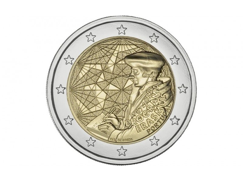 Portugal 2 euro 2022. UNC ERASMUS