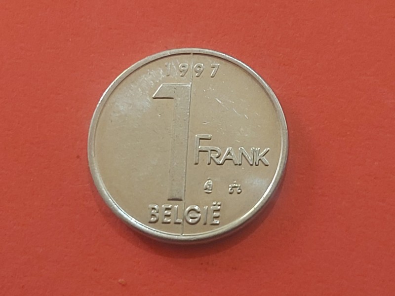 Belgija - 1 franc 1997 god