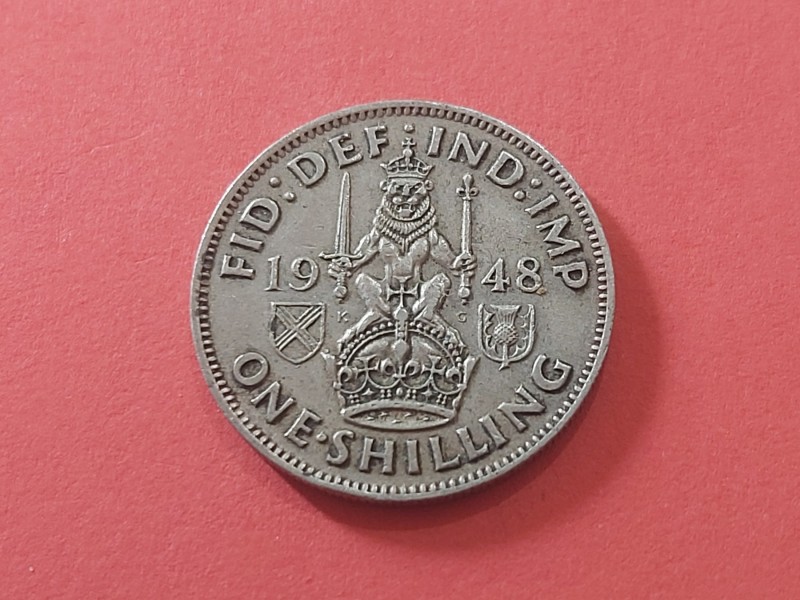 Britanija - one shilling 1948 god