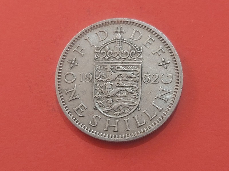 Britanija - one shilling 1962 god