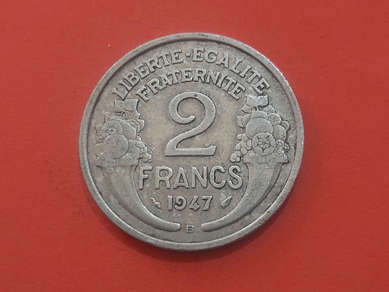 Francuska - 2 francs 1947 god