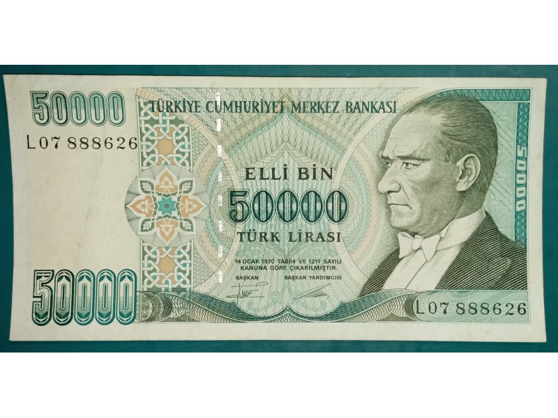 Turska - 50000 lira - 1995