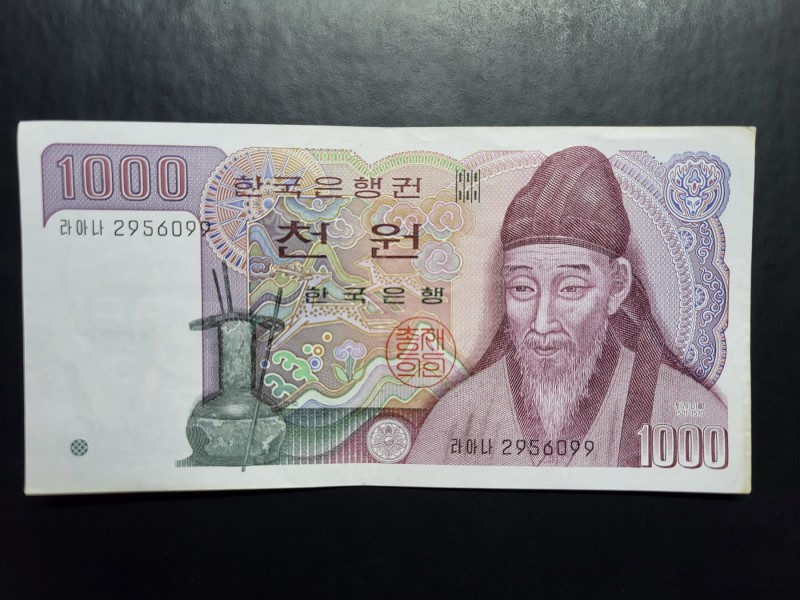 JUŽNA KOREJA 1.000 Won, 1983