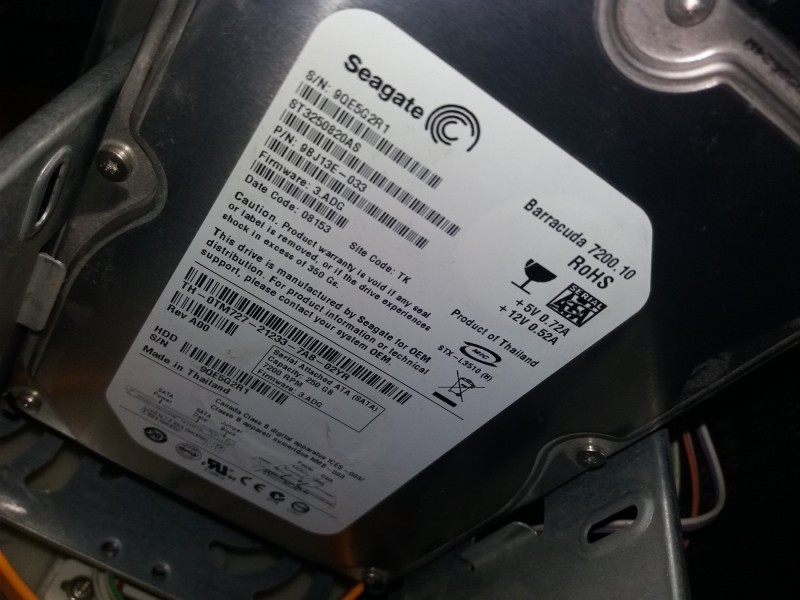 Seagate Barracuda 7200rpm 200gb Hard disk