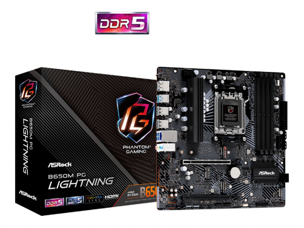 Matična ploča ASROCK B650M PG LIGHTNING/AM5