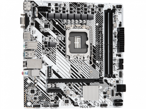 Matična ploča ASROCK H610M-HDV/M.2+ D5/LGA1700