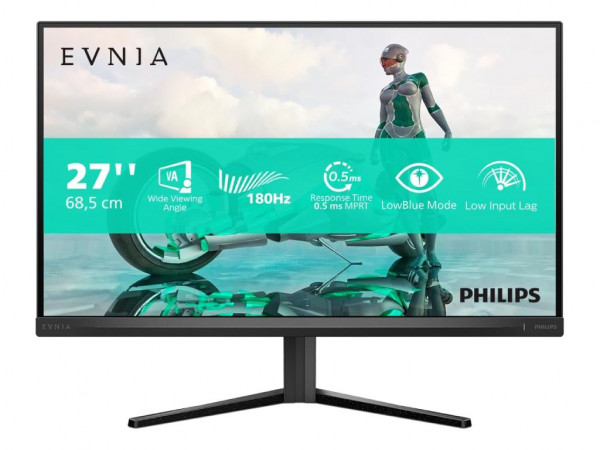 Monitor PHILIPS 27M2N3200S/00 27''/IPS/1920x1080/180Hz/1ms GtG/HDMIx2,DP/zvučnici/VESA/crna