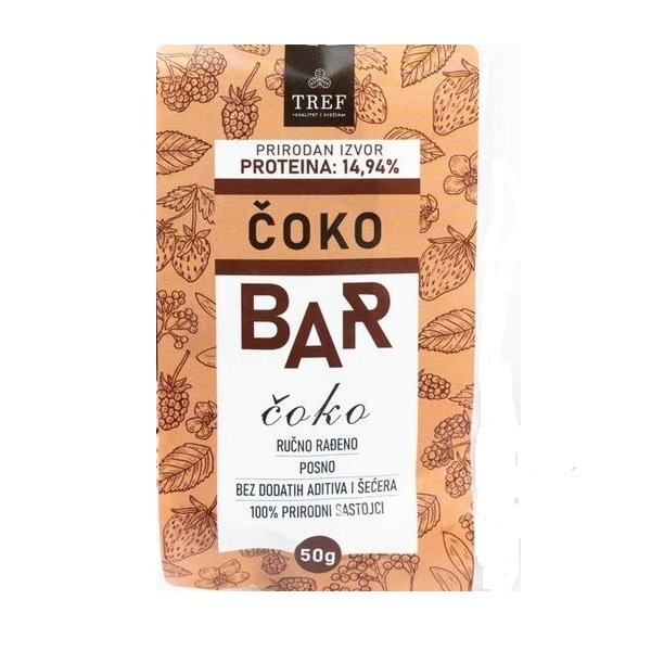 Čoko bar 50g Tref