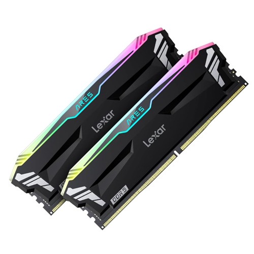 Lexar 16GB Kit (8GBx2) 3600 ARES RGB DDR4 Desktop DIMM memorija | LD4BU008G-R3600GDLA