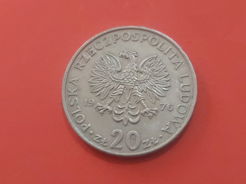 Poljska - 20 zlotych 1976 god