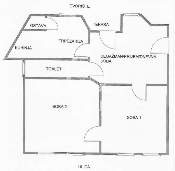 Nikolajevska, Dvoiposoban stan za izdavanje, 87m2, 600€