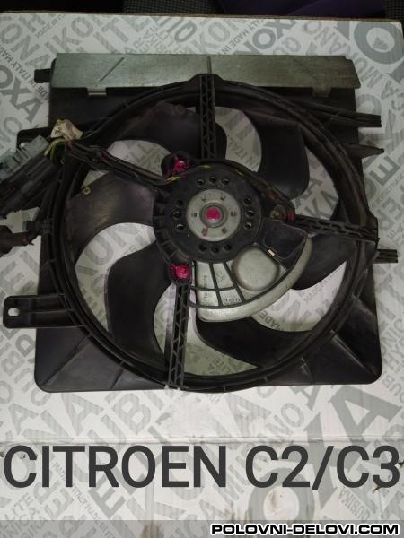 Citroen C3 Ventilator Hladnjaka Elektrika I Paljenje