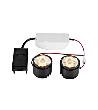 NEW TRIA® 155 DOUBLE LED-Modul 2700K 38° PHASE crna
Svetiljka