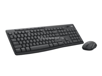 LOGITECH MK370 Combo Wireless US tastatura + miš, crna