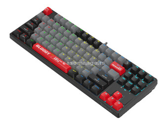 A4 TECH S87 Bloody RGB Mechanical Energy Red switch USB US crna tastatura