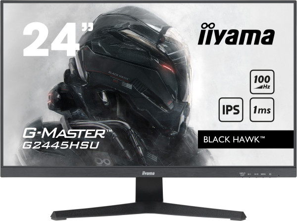 MONITOR 23.8″ IIYAMA G2445HSU-B1 IPS 1920×1080/100HZ/1MS/HDMI/DP/USB/ZVUČNICI