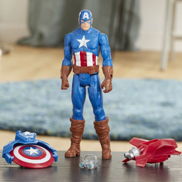 Hasbro Titan Hero Blast Gear Marvel Avengers Captain Amerika figura 653539