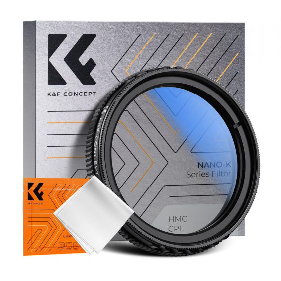 K&F Concept 40mm CPL Dash Cam Nano-K polarizacioni filter