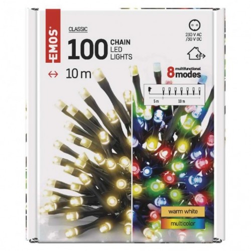 Emos LED svetlosni lanac 2 ul 100 LED 10m MTG-D4AL05